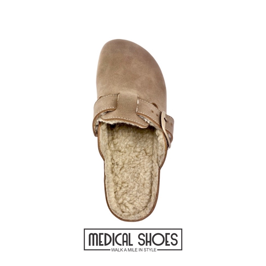 Una Zenske Sobne Papuce 322-Braon – Medical Shoes MNE